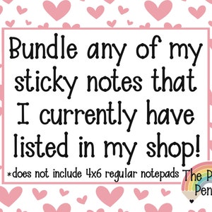 Choose Any 3 Sticky Notes, Pick Your Own Sticky Note Pack, Choose Your ...