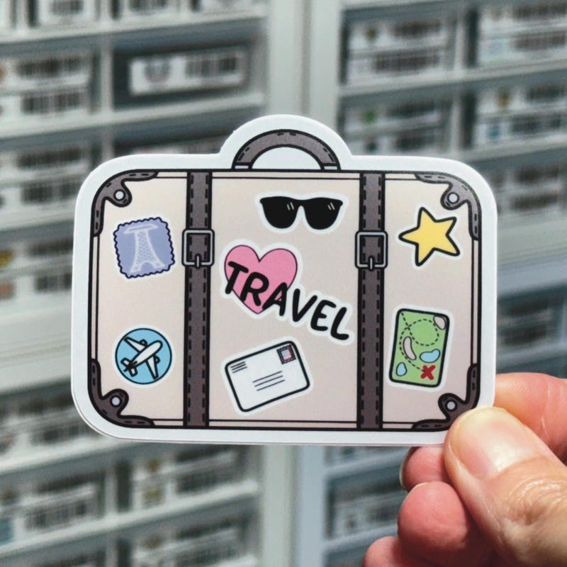 Suitcase Stickers - Etsy