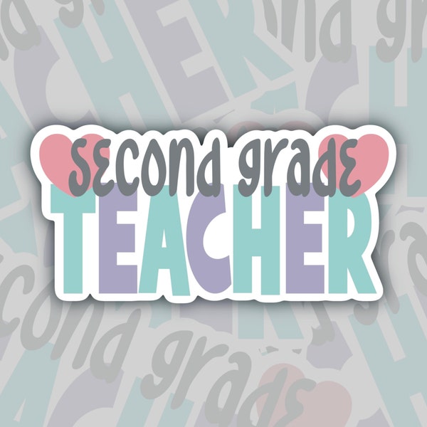 2nd Grade Name Tag - Etsy