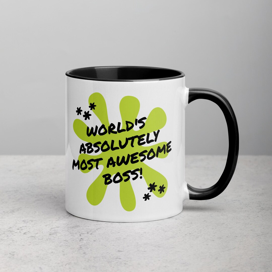World's Absolutely Most Awesome Boss Coffee Mug • Funny Gift for Boss ...