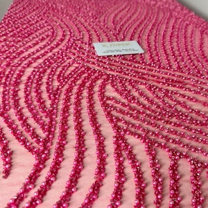 Luxury Bridal Lace ,heavy Beaded,haute Couture Handbeaded Lace,appliqué ...