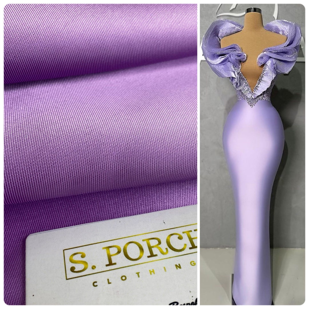 LILAC Luxurious Mikado Fabric ,best Quality Couture Mikado Satin ...