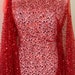Red Luxury Bridal Beaded Lace ,embellished Pearl Beaded Lace for Prom ...
