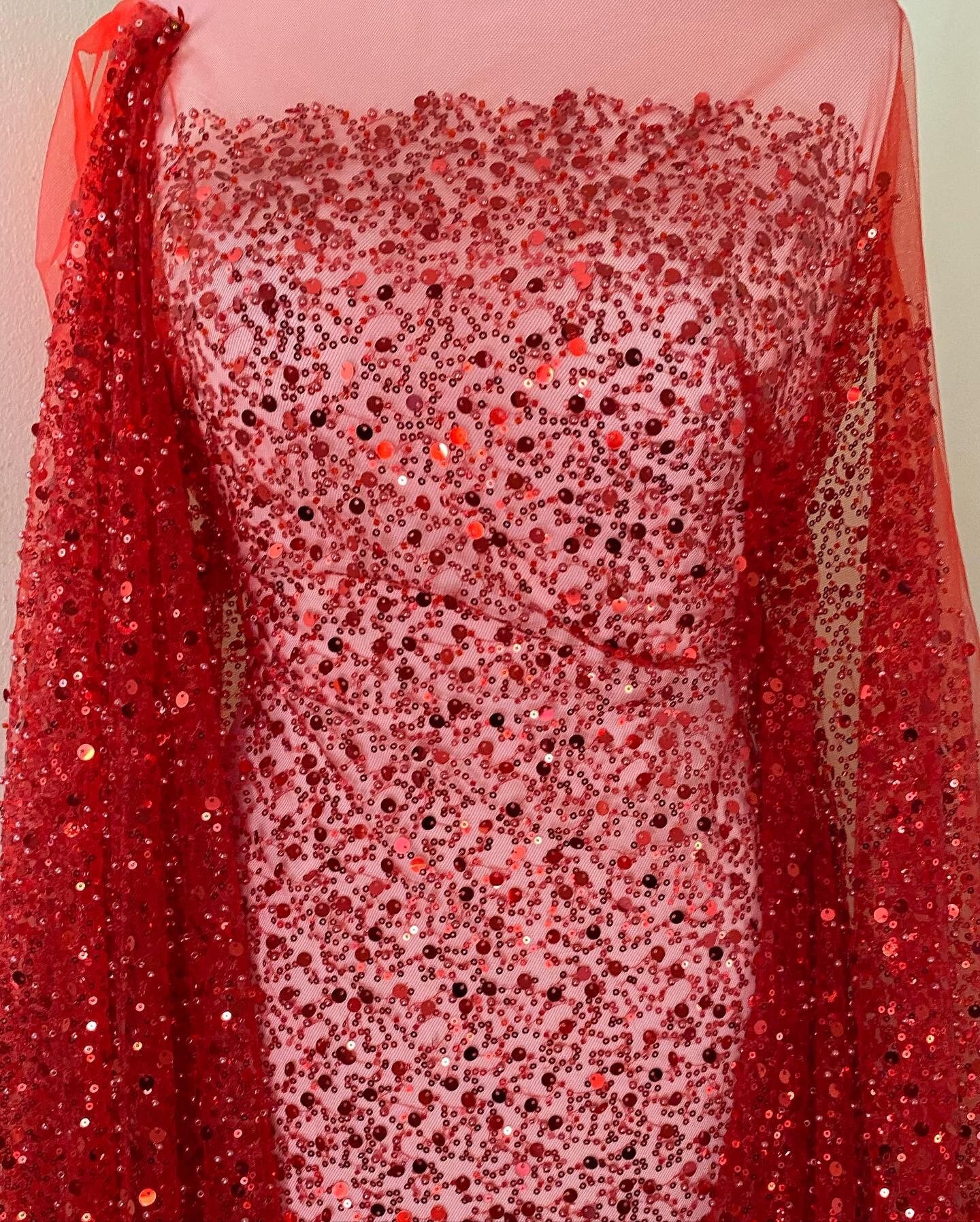 Red Luxury Bridal Beaded Lace embellished Pearl Beaded Lace - Etsy