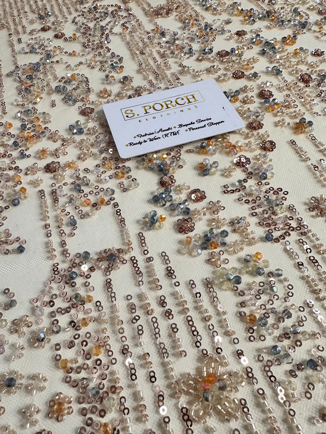 Luxury 3D Beaded Lace, Luxurious & Exquisite Beaded Floral Lace for ...