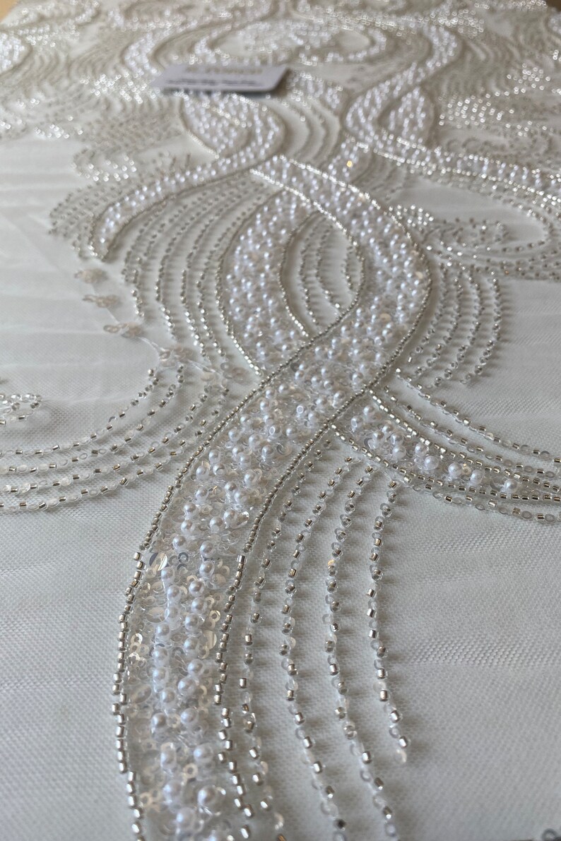 Luxurious High Quality Pearl-beaded Lace for Prom - Etsy