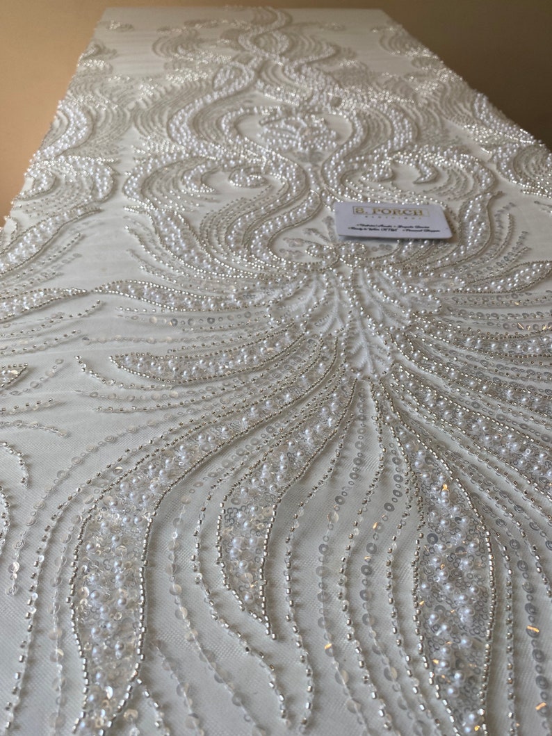 Luxurious High Quality Pearl-beaded Lace for Prom - Etsy