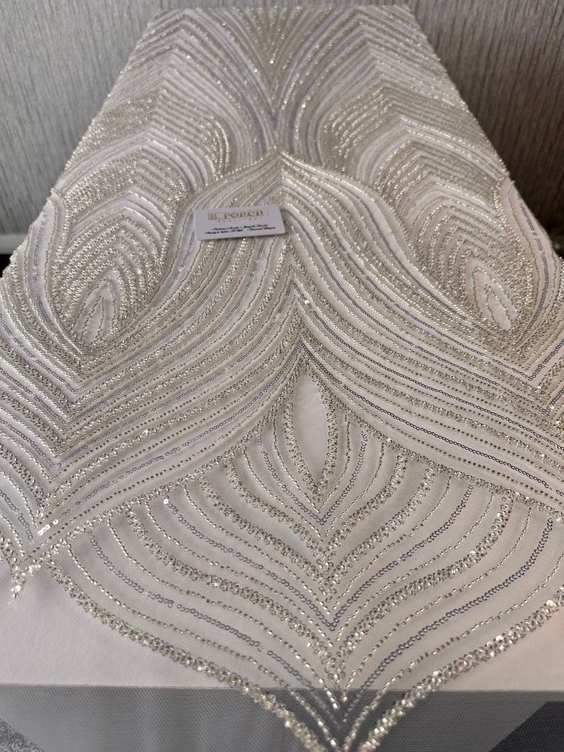 Luxury Bridal Beaded & Sequin Lace ,embellished Beaded Lace for Prom ...
