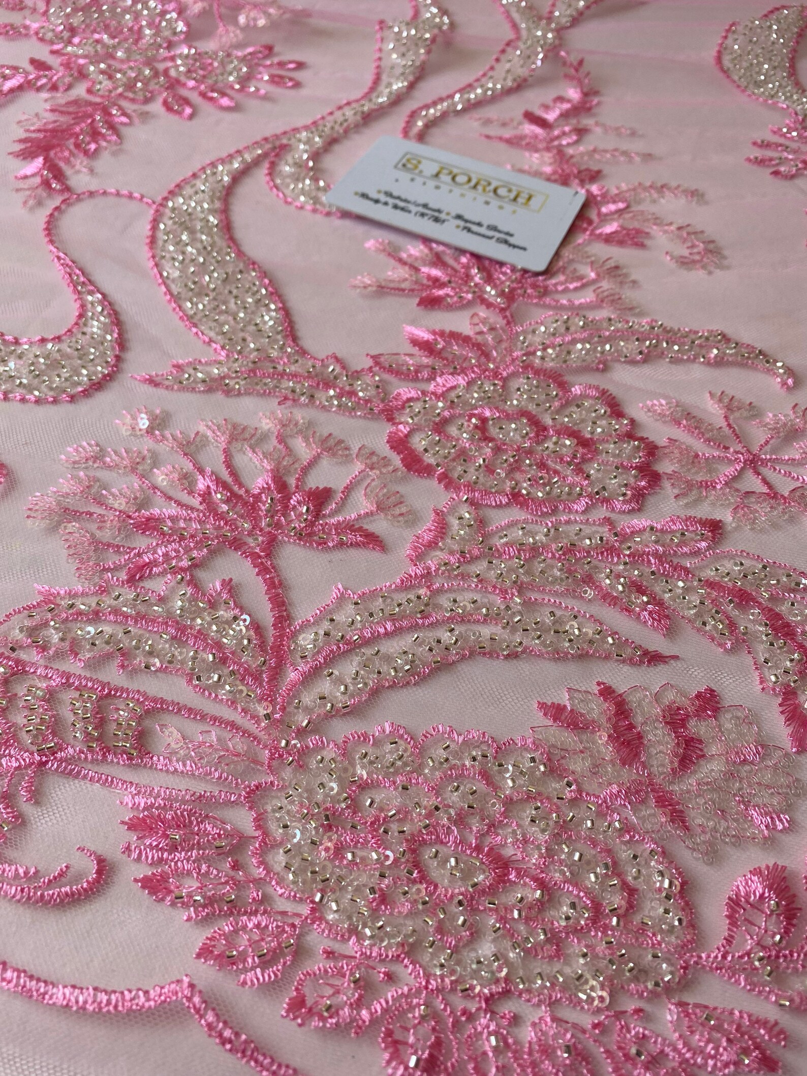 Red Luxury Bridal ,heavy Beaded,haute Couture Handbeaded Floral Lace ...