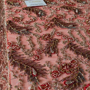 Luxury Bridal, Exotic Beaded Embroidery Lace for Bridals,weddings,prom ...