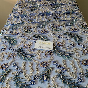 Luxury Bridal, Exotic Beaded Embroidery Lace for Bridals,weddings,prom ...