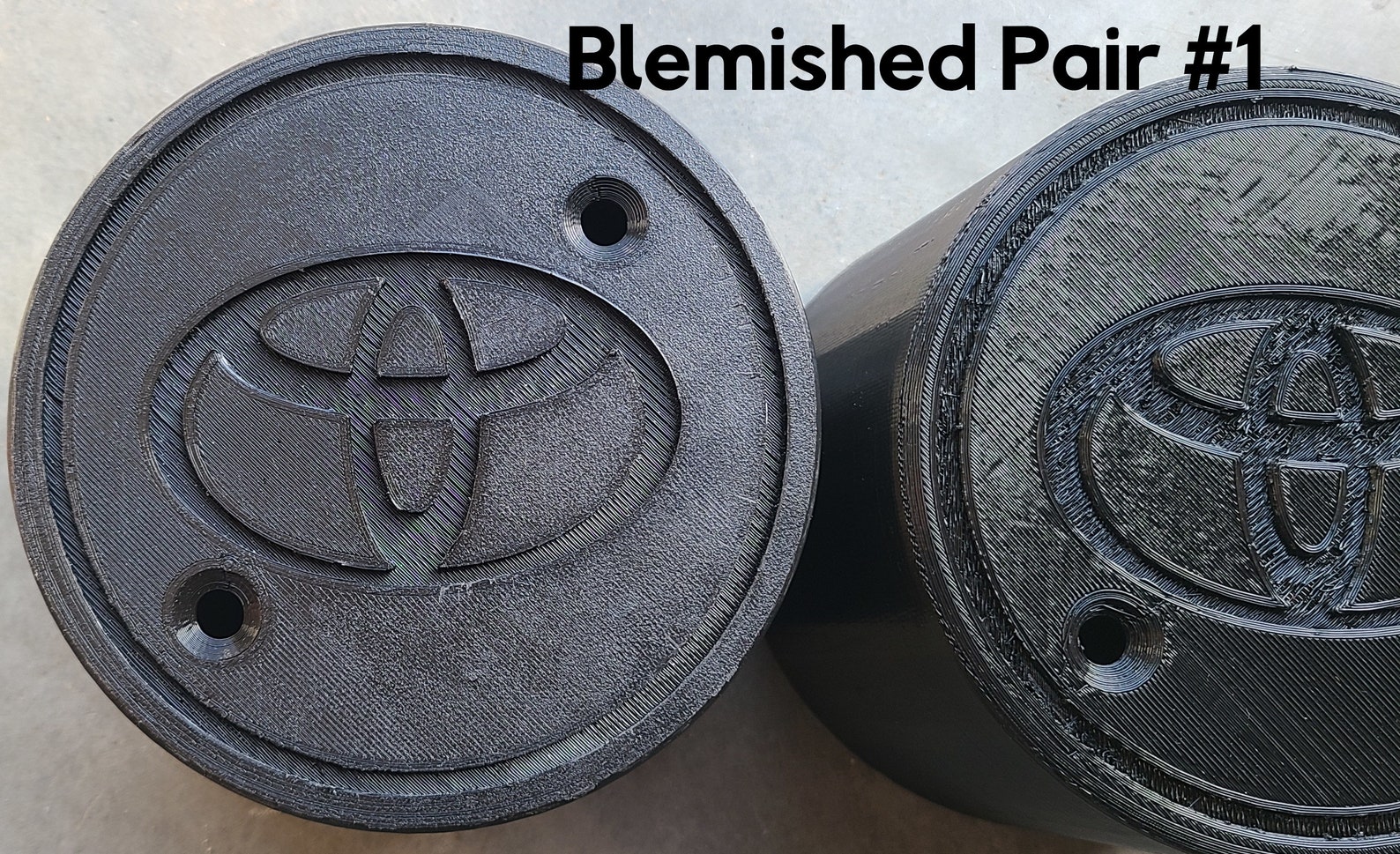 Toyota Dually Custom 3d Printed Hubcaps for Full Floating Dual Rear ...