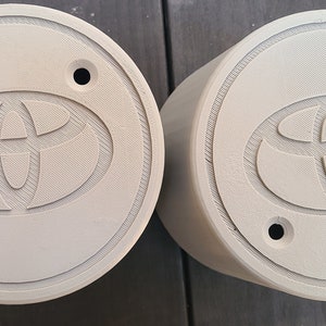 Toyota Dually Custom 3d Printed Hubcaps for Full Floating Dual Rear ...