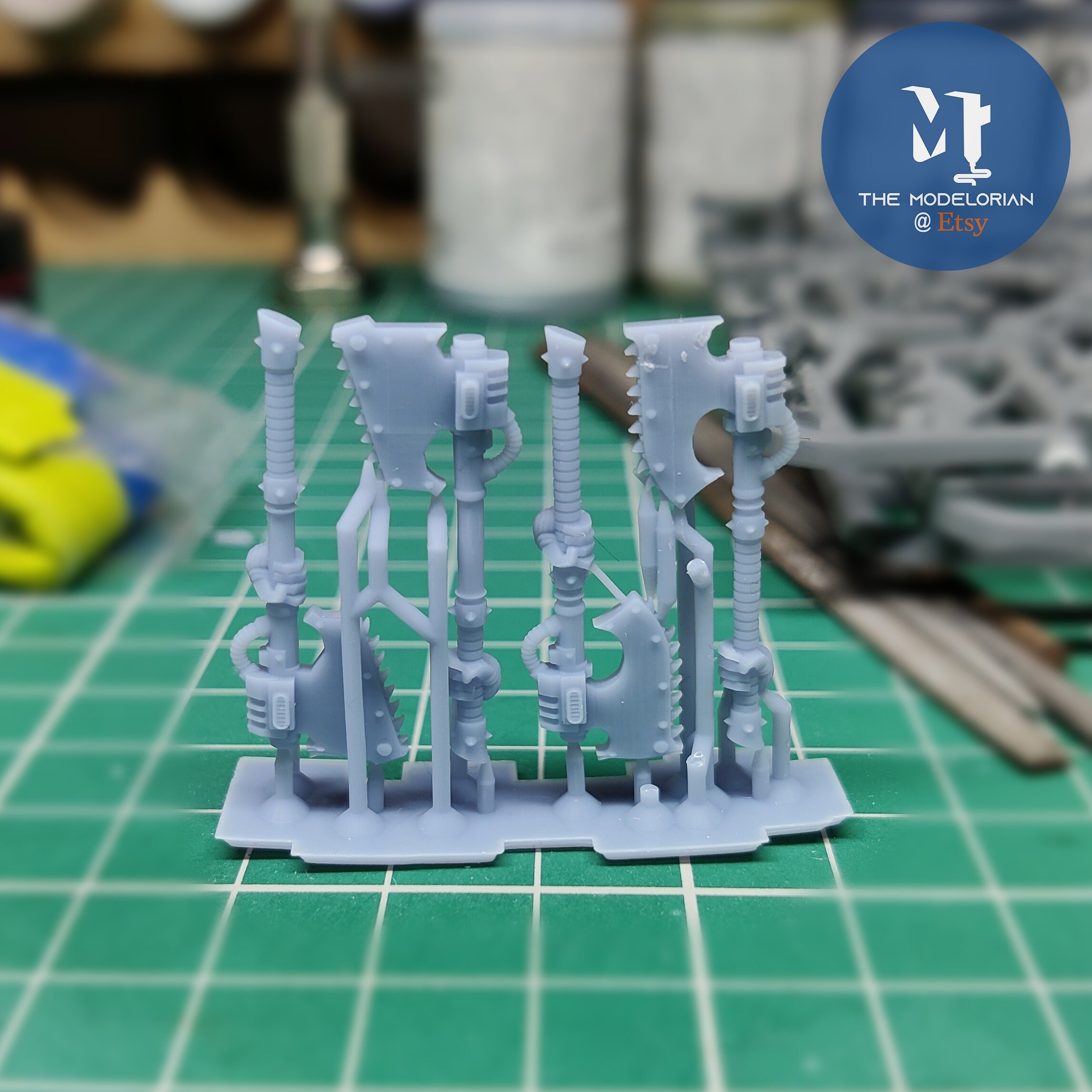 4x Space Marine Chain Axes Warhammer 40K Compatible LEFT or | Etsy