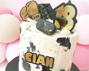 Boxing Birthday Cake Topper - Etsy