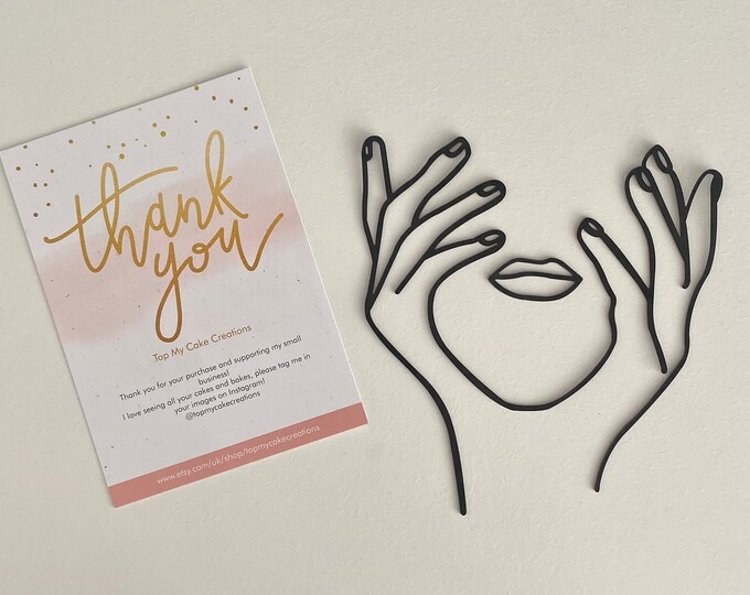 Lady Face Silhouette Cake Topper Acrylic - Etsy