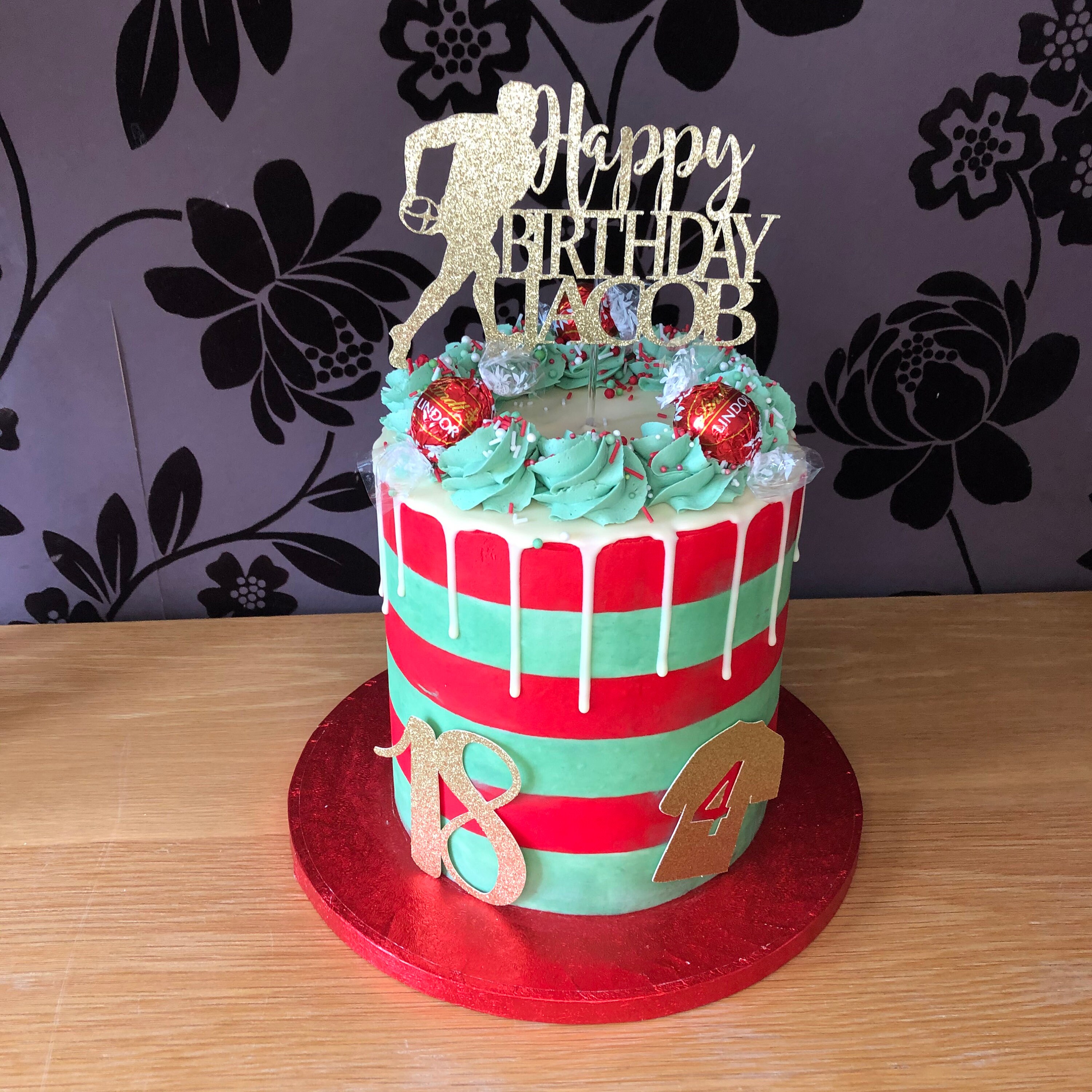 Rugby Cake Topper Personalised NAME | Etsy