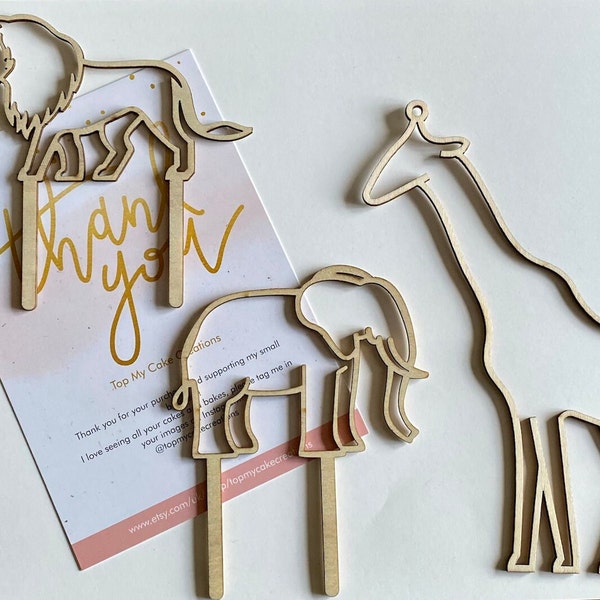 Themed Cake Topper - Etsy