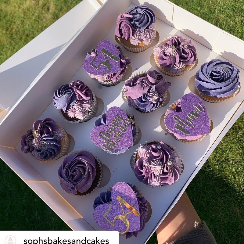 Designer Cupcake Toppers - Etsy