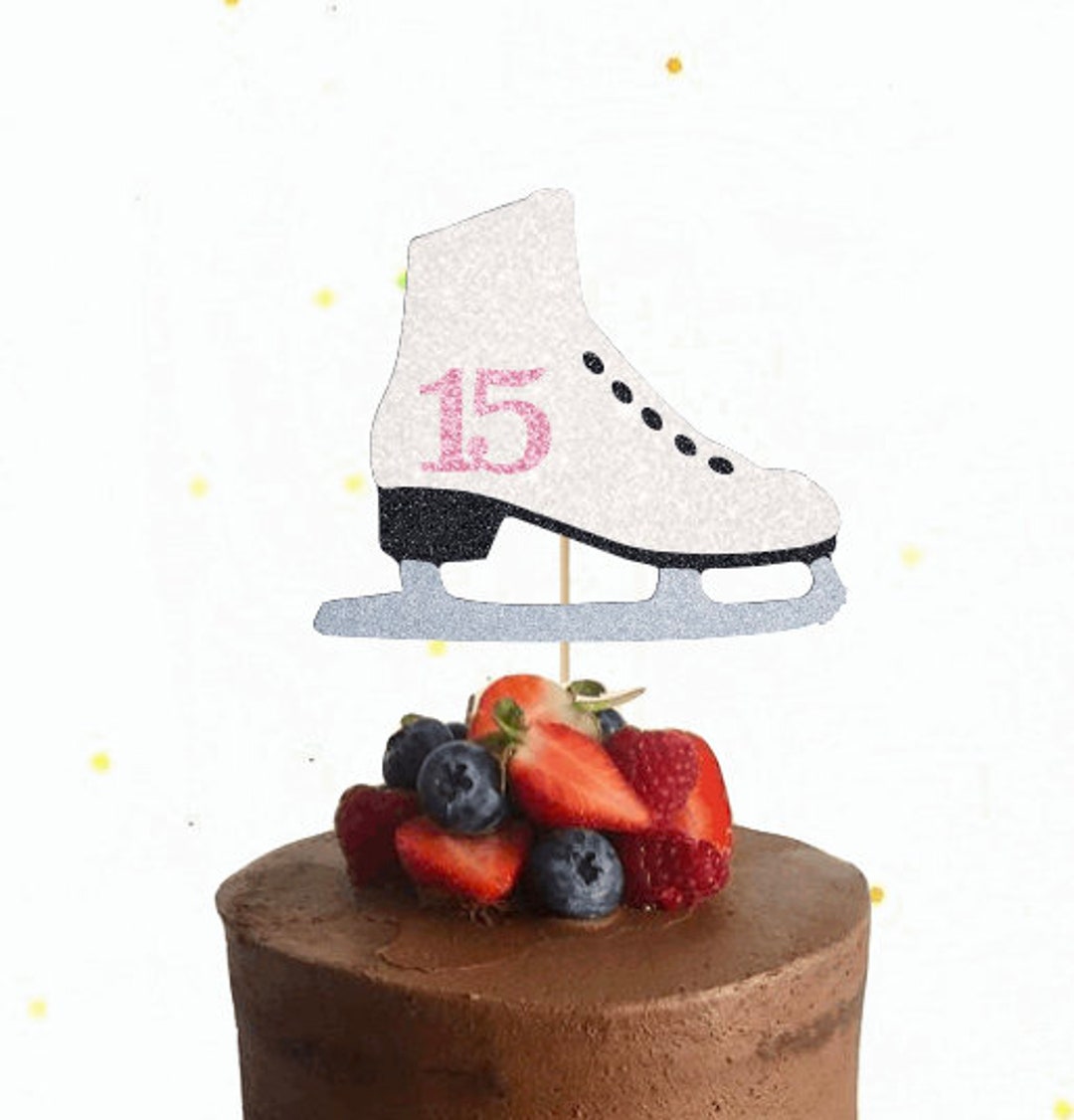 Ice Skater - Personalised Cake Topper - Ice Skating - Etsy