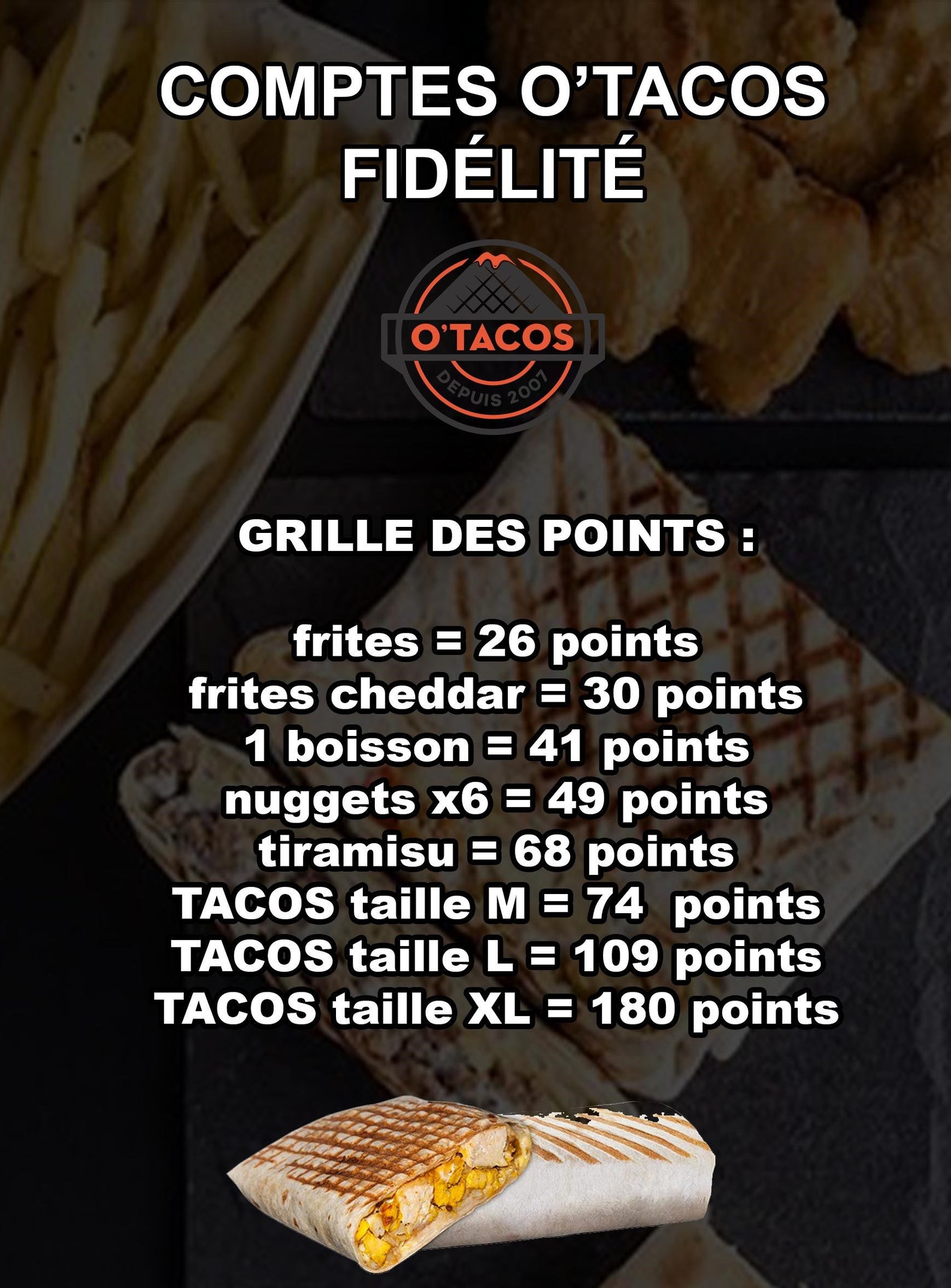 O'tacos Points - Etsy