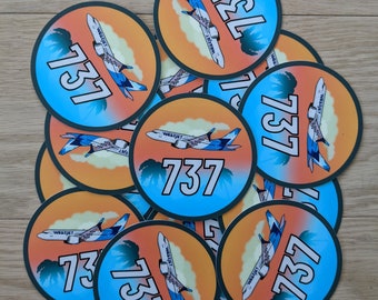 Boeing 737 Stickers - Etsy