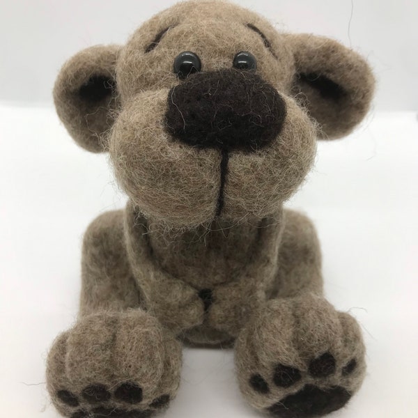 Felt Teddy Bear - Etsy