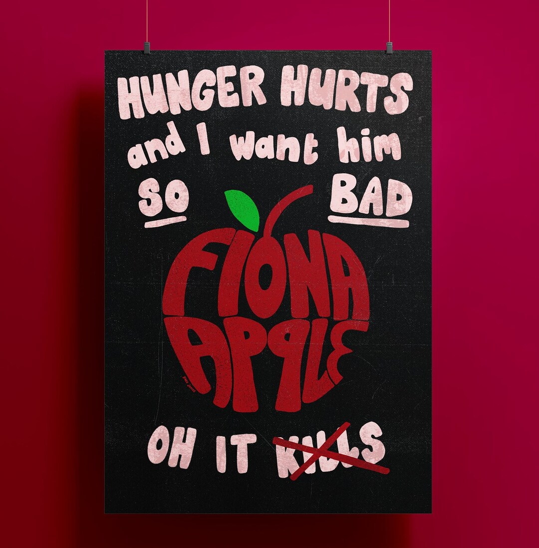 Fiona Apple Paper Bag A4 Poster Print Etsy