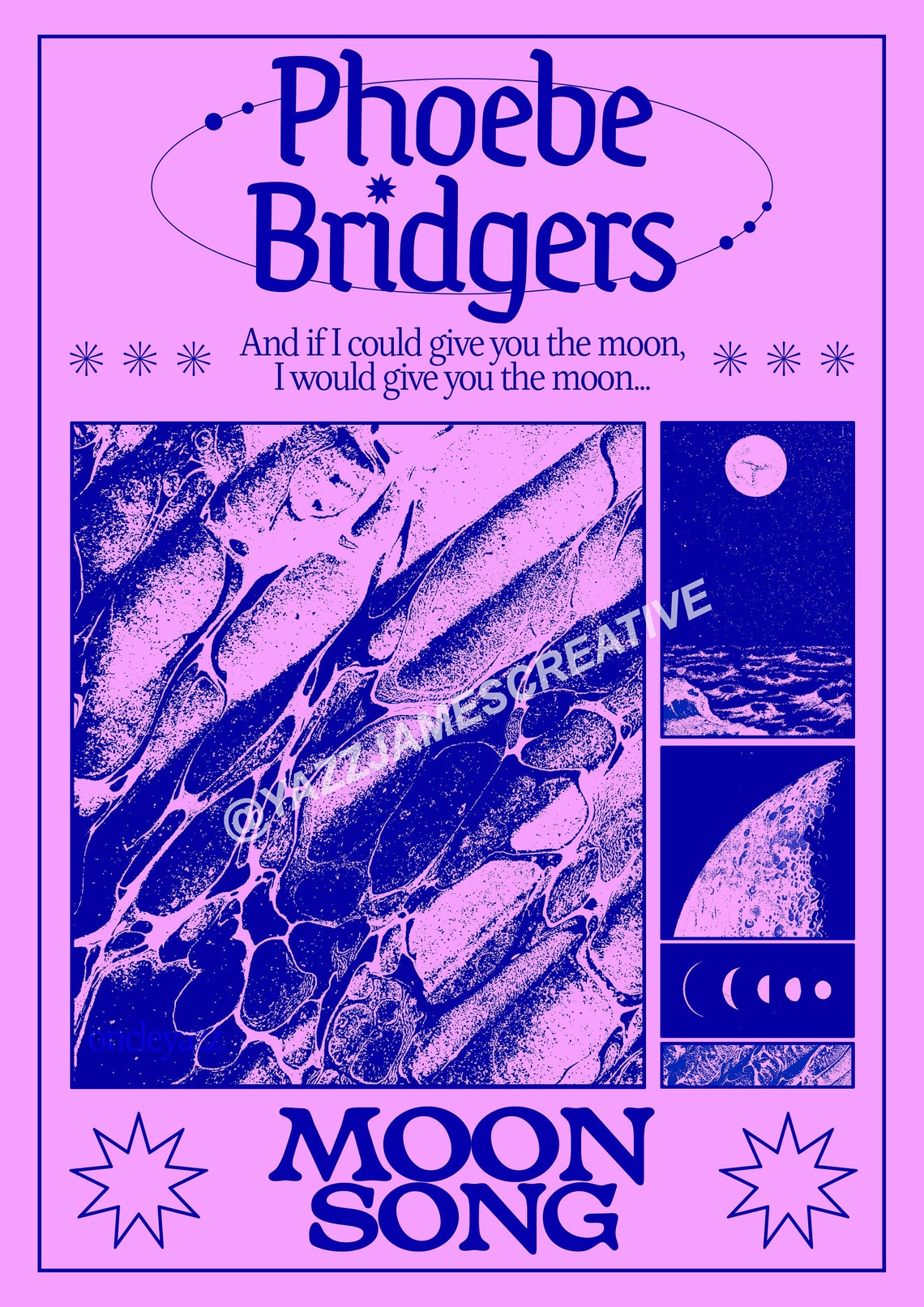 Phoebe Bridgers – 'moon Song' A4 Poster Print - Etsy