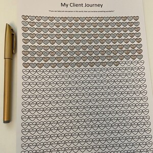 Counselling Clinical Psychologist Client Hours Tracker Countdown ...