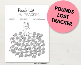 Pounds Lost Tracker | Etsy