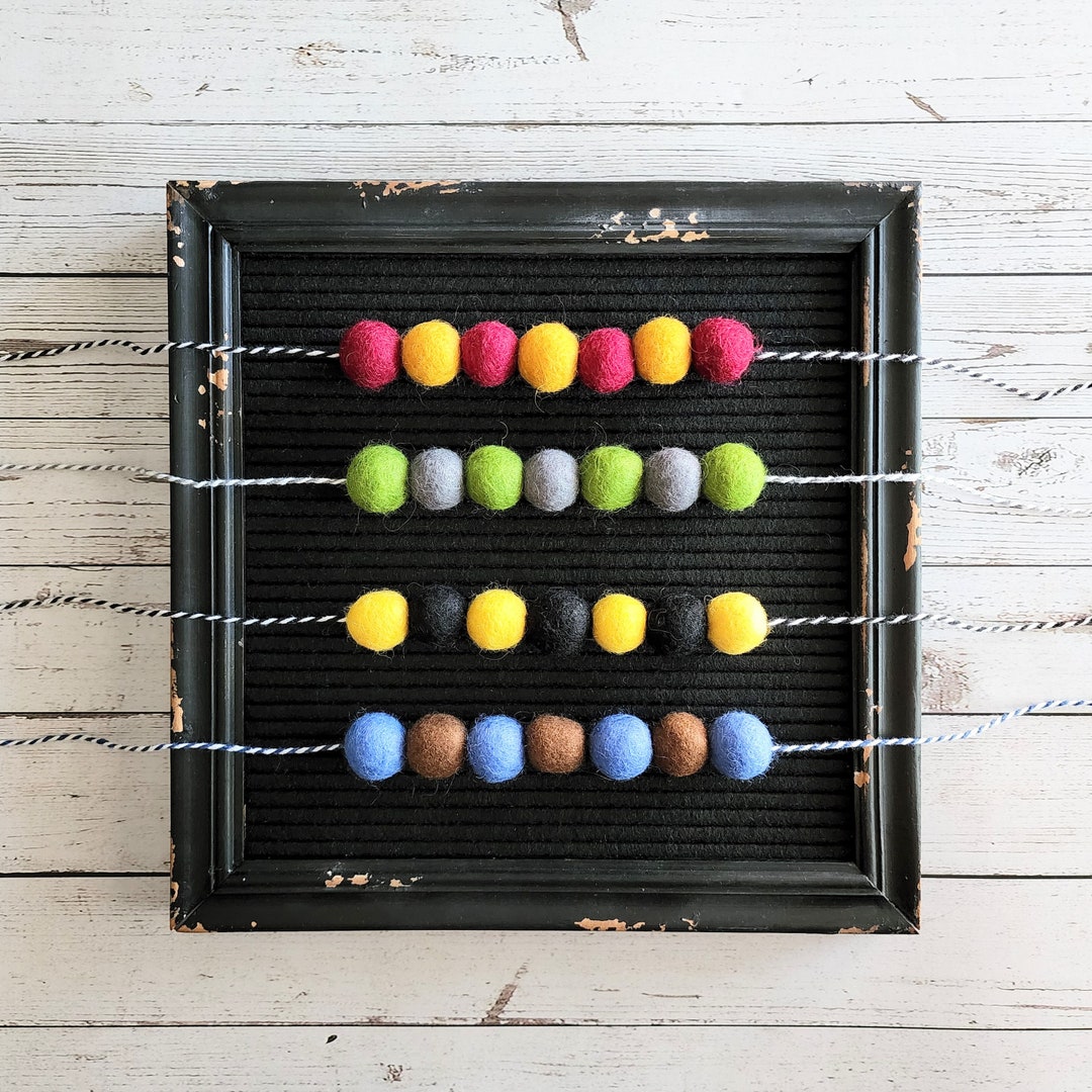 Pom Pom Letter Board Garland HP School of Magic and Wizardry House ...