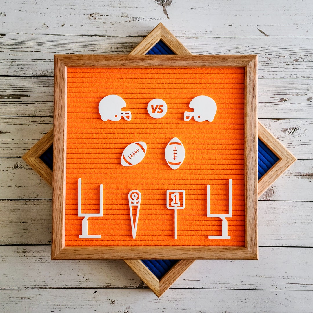 Football Letter Board Icons School, College, Collegiate, NFL Sports ...