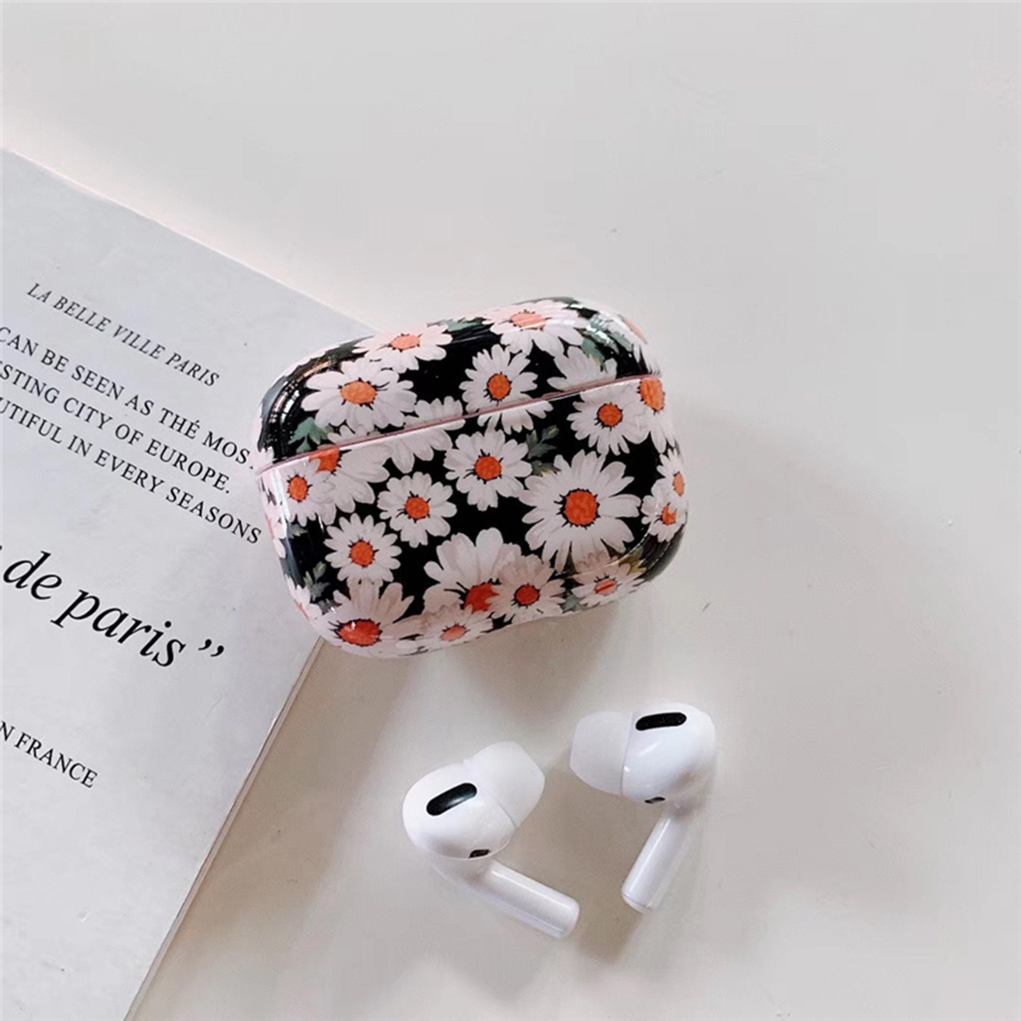Daisy Airpods Pro Case Floral Flower Airpod Case Cute Etsy