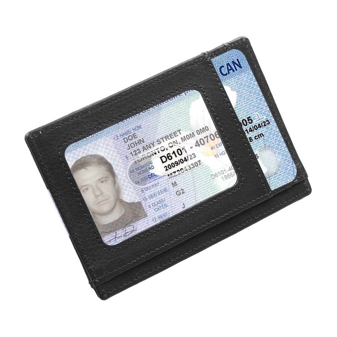 Handmade in Canada Front Pocket Slim Minimalist Wallet, Montosu RFID ...