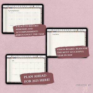 2024 Dated Digital Planner Sunday Start Blushing Boho Daily Weekly ...