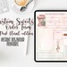 Pink Floral Custom Sweets Order Form, Planner Page, Printable, Digital ...