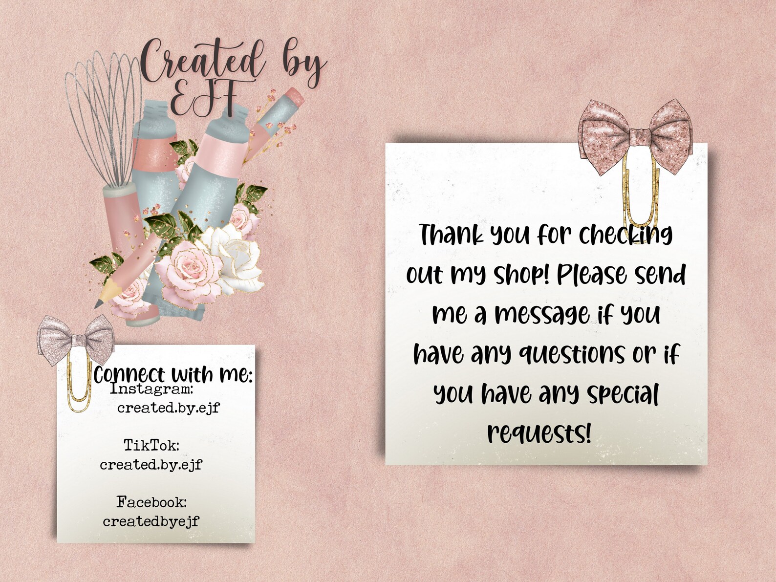 Custom Sweets Order Form Sprinkle Edition Planner Page - Etsy