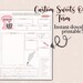 Custom Sweets Order Form, Sprinkle Edition, Planner Page, Printable ...