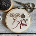 Aries Hand Embroidery Hoop Art, 4", Astrology Zodiac Art - Etsy