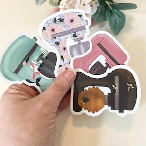 Stand Mixer Baking Sticker Bundle: Hand-drawn Vinyl Decals • Hand Drawn ...