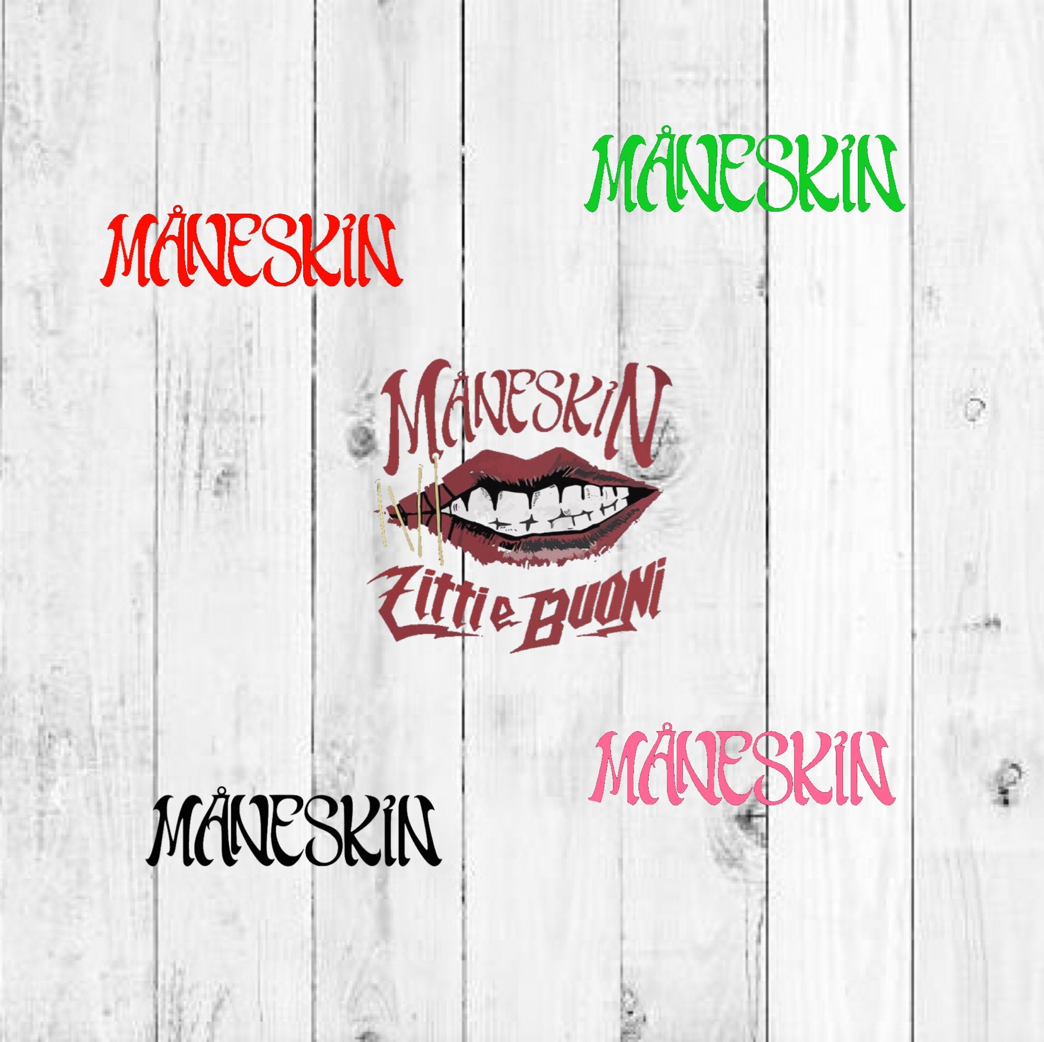 Maneskin PNG Téléchargements numériques Logo Maneskin | Etsy