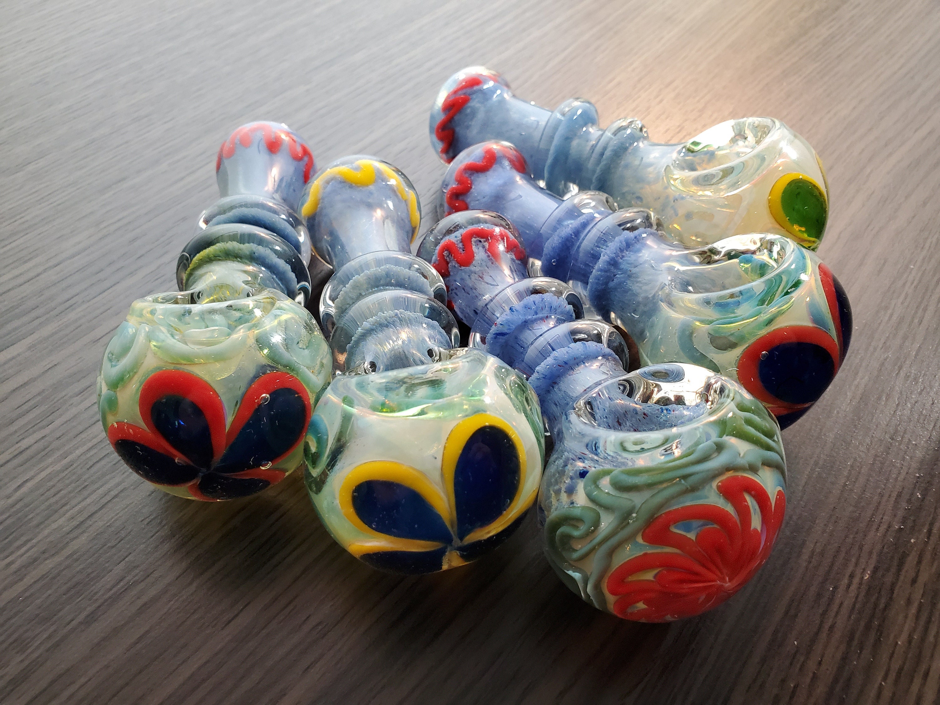 Flower Glass Pipes Glass Pipes Smoking Bowl Glass Bowl | Etsy