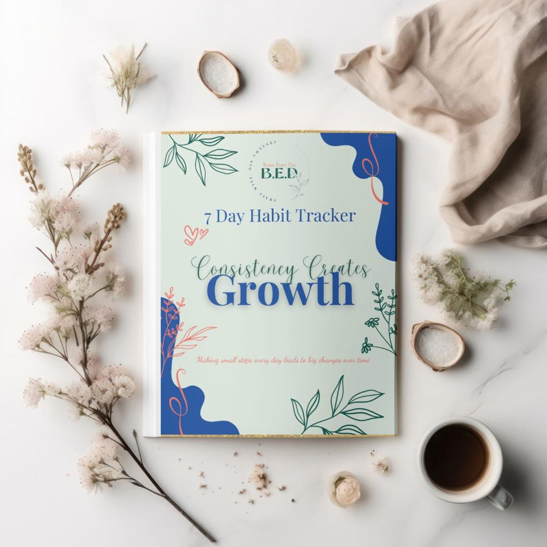 PDF 7-day Habit Tracker Self-improvement Tool productivity & Growth ...