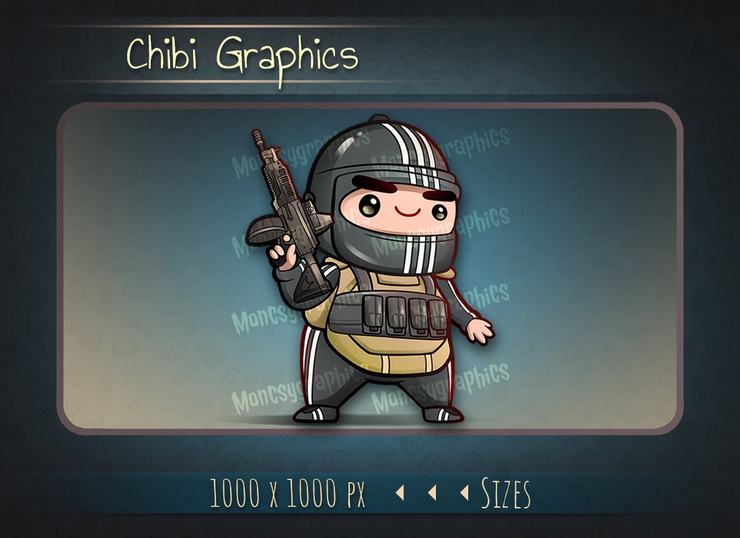 Twitch Emotes // Cute Chibi Figure for Streamers - Etsy