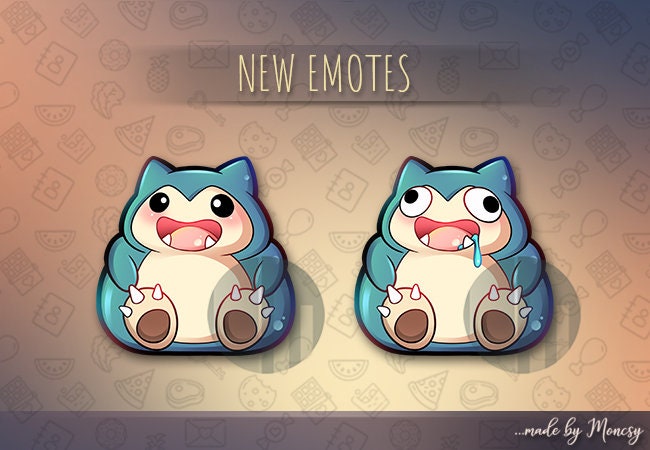 Twitch Pokemon Emotes / Derpy Snorlax Emotes Pack / Kawaii - Etsy Canada