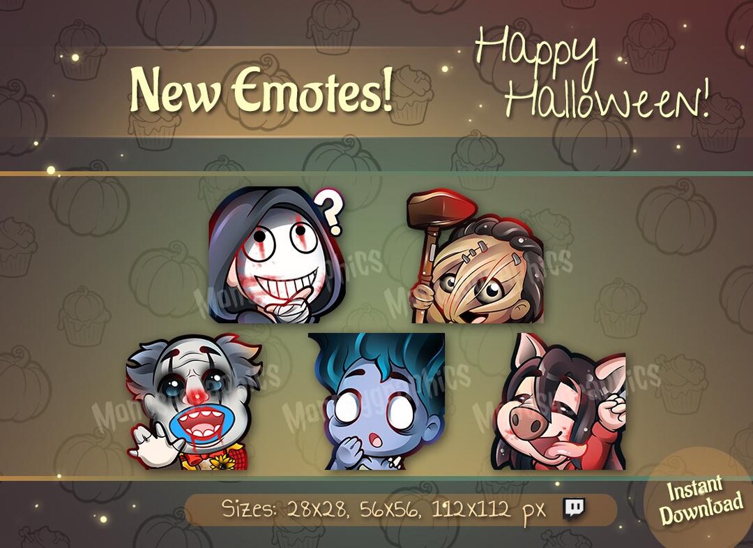 Emote / Twitch Emote /dead by Daylight Inspired Emotes / Discord Emotes ...