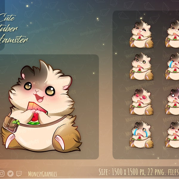 Vtuber Model Hamster - Etsy