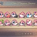 Twitch Cute Mango Emotes for Streamers / Kawaii Fruit Emote for Your ...