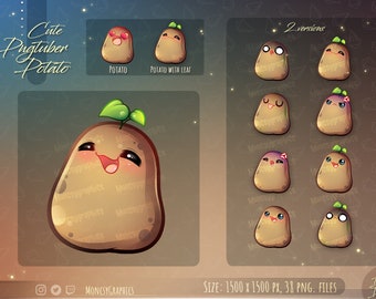 Cute Crab Pngtuber Model / Voice Reactive Stream Mascot / Vtuber Twitch ...